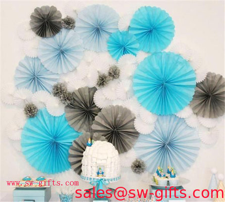 Party Wedding Decoration Paper Craft Tissue Paper Honeycomb Balls Pom Pom Flower Ball supplier