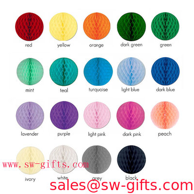 Party Wedding Decoration Paper Craft Tissue Paper Honeycomb Balls Pom Pom Flower Ball supplier