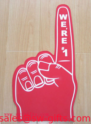 Customer Made Finger Match Fan EVA Foam Hand Finger Cheering Promotional Wewing Eva supplier