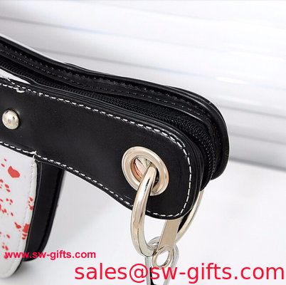 Fashion Designer Clutch Women Clutch PU Creative Rock Punk Blood Kitchen Knife Handbags supplier