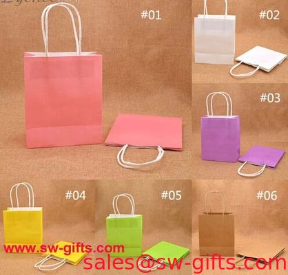 Multicolor Recyclable Kraft Paper Luxury Party Gifts Bag With Handles Cheap Bag Paper Bag supplier