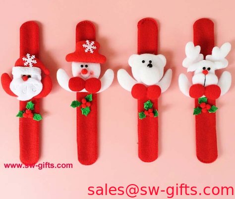 Bracelet Kids Toys Christmas Snowman Santa Claus Party Supplies Christmas Decoration supplier