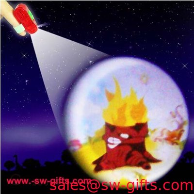 Projection Finger Lights Cartoon Patterns Projector Lamps Mini Flashlight Projection Lamp supplier