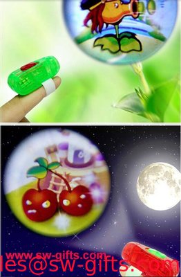 Projection Finger Lights Cartoon Patterns Projector Lamps Mini Flashlight Projection Lamp supplier