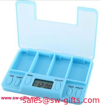 Portable Digital Pill Tablet Medicine Box Alarm Best Selling New Design Compartments Box supplier