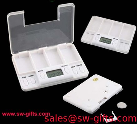 Portable Digital Pill Tablet Medicine Box Alarm Best Selling New Design Compartments Box supplier