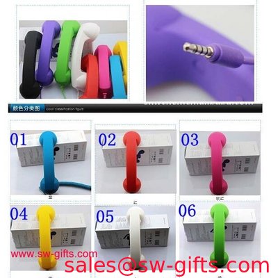 Phone Handset,Anti Radiation.No volume for iphone 4s/laptop/ipad Retro Telephone Receiver supplier