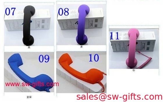 Phone Handset,Anti Radiation.No volume for iphone 4s/laptop/ipad Retro Telephone Receiver supplier