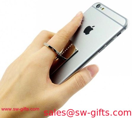 Luxury Crystals Diamond Finger Ring Holder Grip Your Mobile Phone Hand Holder Stand supplier