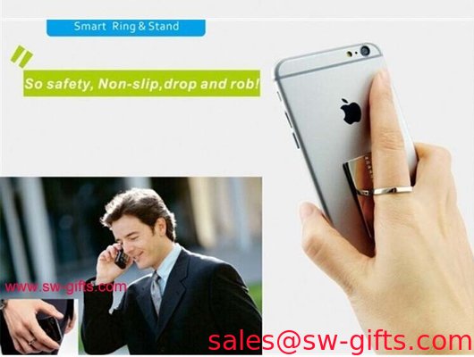 Luxury Crystals Diamond Finger Ring Holder Grip Your Mobile Phone Hand Holder Stand supplier