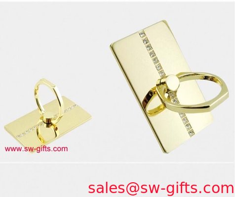 Luxury Crystals Diamond Finger Ring Holder Grip Your Mobile Phone Hand Holder Stand supplier