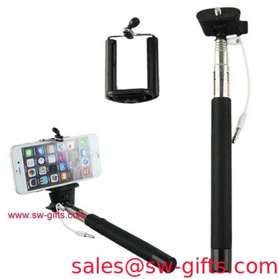 Universal Extendable Handheld Mobile Phone Monopod Camera Tripod Phone Holder Stick supplier