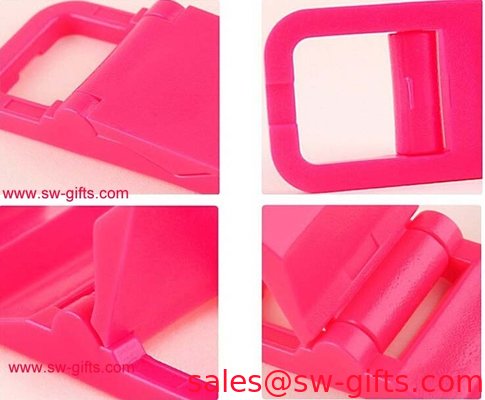 Plastic Mini Phone Stand Portable Adjustable Holder For iPhone Foldable  Phone Holder supplier