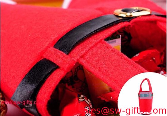 Hot Gifts Christmas Gift Ideas Christmas red Christmas Bags Wedding Candy Bags 2015 New supplier