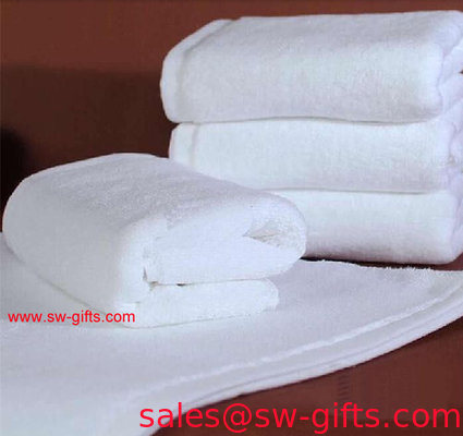 Soft Bath Towel White Cotton Big Hotel Towel Washcloths Wedding Hand Towels supplier