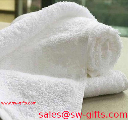 Soft Bath Towel White Cotton Big Hotel Towel Washcloths Wedding Hand Towels supplier