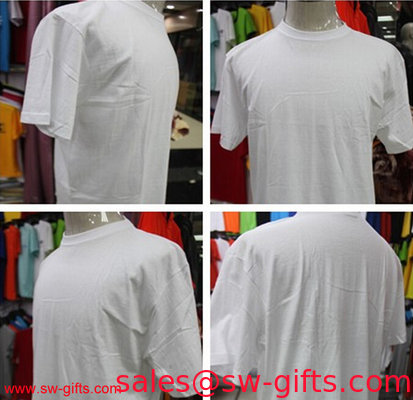 Fashion T Shirts Short Sleeve Round Neck Black White Male t-shirt Top Cotton In Stock supplier