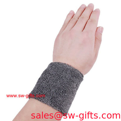 Sport wristband Unisex Cotton Sweat Band Sweatband Arm Band Wristband Tennis Basketball supplier