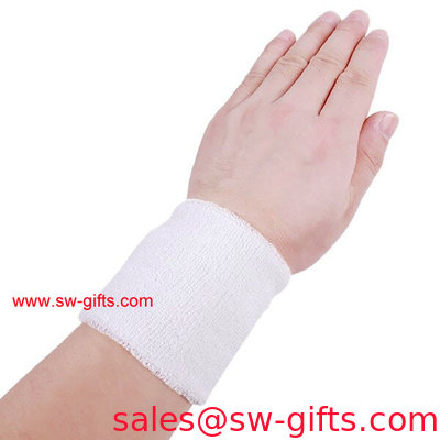 Sport wristband Unisex Cotton Sweat Band Sweatband Arm Band Wristband Tennis Basketball supplier