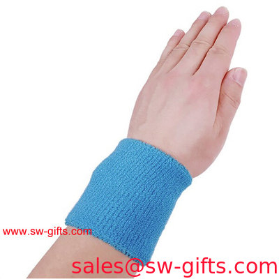 Sport wristband Unisex Cotton Sweat Band Sweatband Arm Band Wristband Tennis Basketball supplier