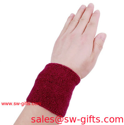 Sport wristband Unisex Cotton Sweat Band Sweatband Arm Band Wristband Tennis Basketball supplier