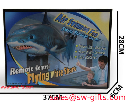 HOT Sale Remote Control Rlying Shark Electric Fish RC Fishing Plastic Inflatable Blimp supplier
