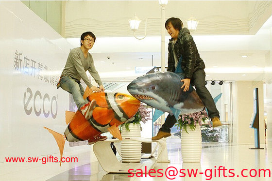 HOT Sale Remote Control Rlying Shark Electric Fish RC Fishing Plastic Inflatable Blimp supplier