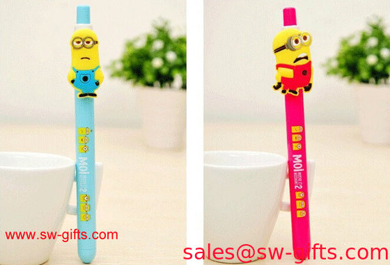 Cute Korean Stationery Small Yellow People Gel Pen Kawaii Creative Colored Pens School supplier