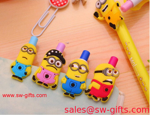 Cute Korean Stationery Small Yellow People Gel Pen Kawaii Creative Colored Pens School supplier