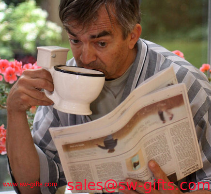 Novelty Toilet Coffee Mug 400ML Milk Mug Commode Cup New Gifts Creative Gadgets supplier