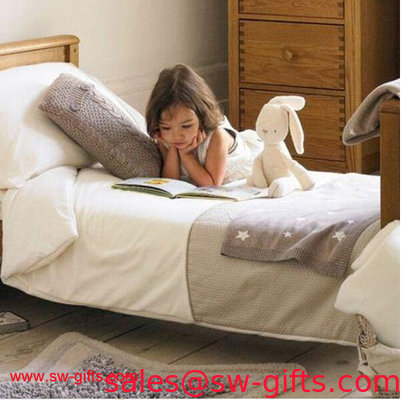 Cute Baby Kids Animal Rabbit Sleeping Comfort Doll Plush White Toy Best Gift for Gifts supplier