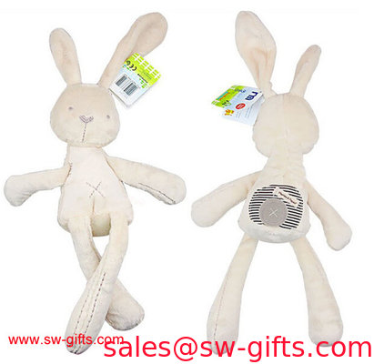 Cute Baby Kids Animal Rabbit Sleeping Comfort Doll Plush White Toy Best Gift for Gifts supplier