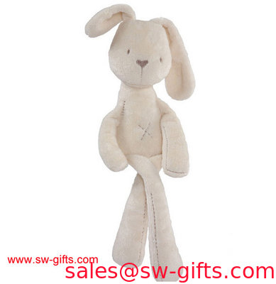 Cute Baby Kids Animal Rabbit Sleeping Comfort Doll Plush White Toy Best Gift for Gifts supplier