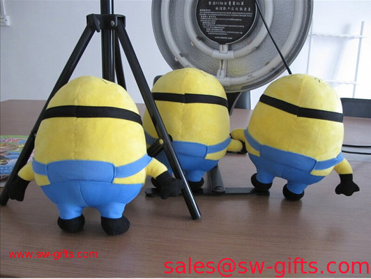 3pcs/set 3D Minions Jorge Plush Toy Stuffed Plush Birthday Gift for Child Christmas Gift supplier