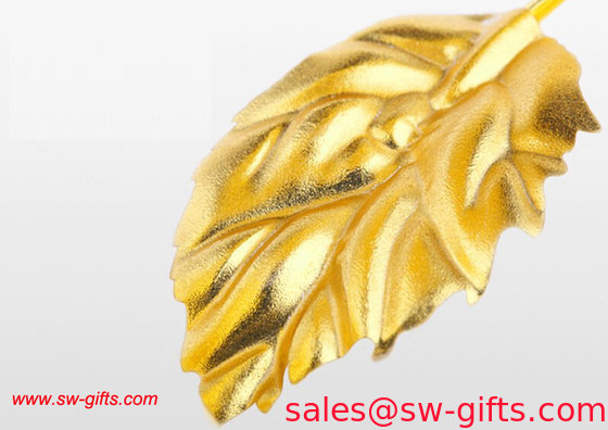 Creative Valentine's day craft Birthday wedding gift 24k gold foil plated rose lover's Gold supplier
