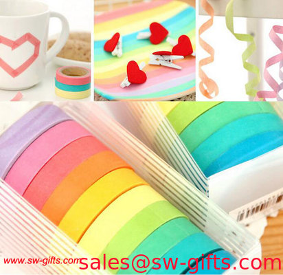 New Design DIY decorative adhesive paper sticky paper tape for scrapbooking Diary Gifts supplier