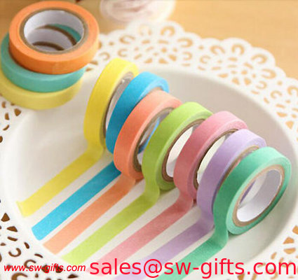 New Design DIY decorative adhesive paper sticky paper tape for scrapbooking Diary Gifts supplier