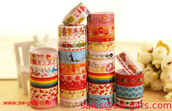 New Design DIY decorative adhesive paper sticky paper tape for scrapbooking Diary Gifts supplier