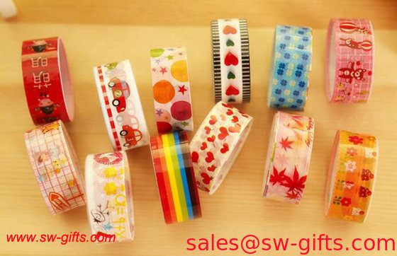 New Design DIY decorative adhesive paper sticky paper tape for scrapbooking Diary Gifts supplier