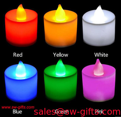Polypropylene Plastic Candle Shape LED Fliker Flameless Candles Light For Wedding Party supplier