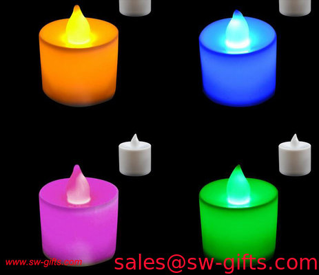 Polypropylene Plastic Candle Shape LED Fliker Flameless Candles Light For Wedding Party supplier