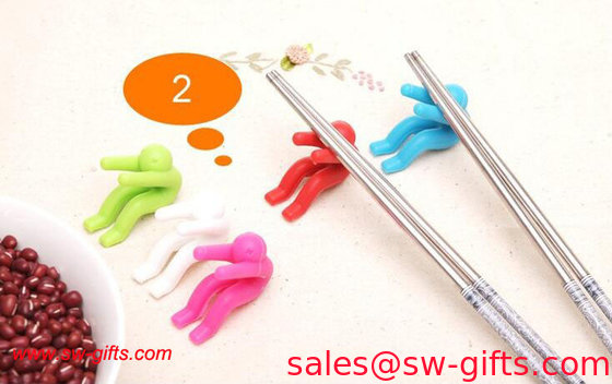Creative Small People Shaped Lid Insert Candy Color Rubber Inserts Useful Mobile Phone Sta supplier