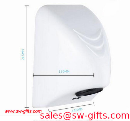 Household Toilet Hand Dryer Infrared Induction System For High Speed Dry Hand White Simpli supplier