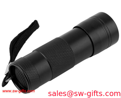 Aluminium Invisible Blacklight Ink Marker 12LED UV Ultra Violet Mini Portable Flashlight supplier