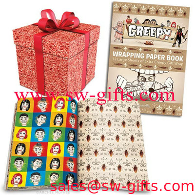 Colorful Gift Wrapping Paper Roll Wrap types of gift wrapping paper Modern gift packing supplier