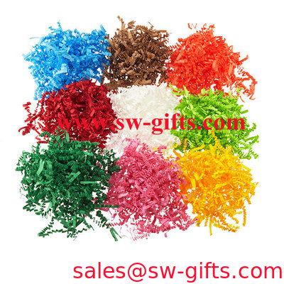 Fancy colorful shredded paper ,tissue shredded paper ,colored shredded supplier