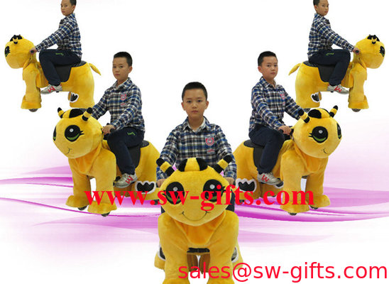 Amusement rides electric riding plush toy ride battery animal car exporter supplier