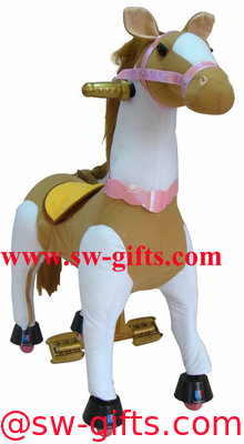 CE brown bear walking plush animals kiddie U rides for kids battery coin operated electric supplier