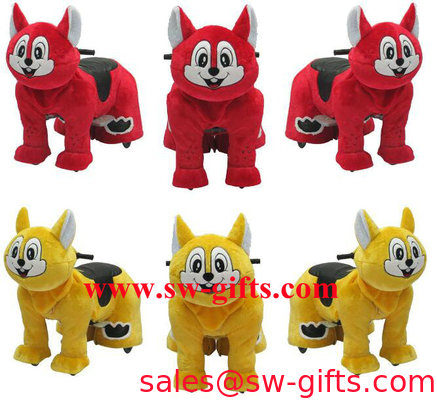Walking animal electric plush battery toy to ride ride on horse High Quality supplier