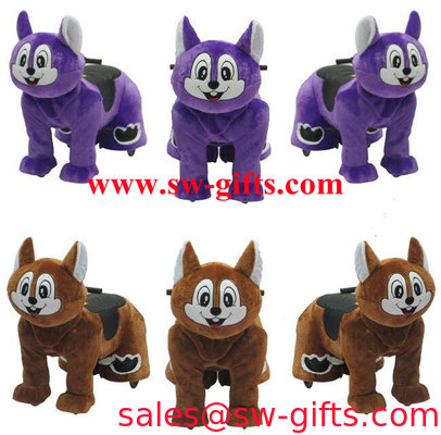 Walking animal rides/animal ride for mall/Amusement Park Ride Musical Animated Plush Toy supplier